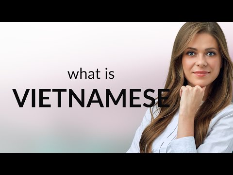 Vietnamese — what is VIETNAMESE definition