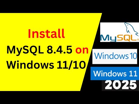 Install & Configure MySQL 8.4.5 LTS on Windows 11/10 - Easiest Step-by-Step Guide! | 2025 Updated