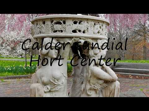 How to pronounce Calder sundial Hort Center in English?