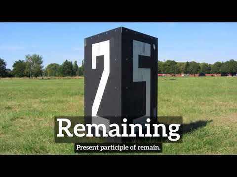 Remaining Meaning, Pronounciation, Information, and Images | How to Say Remainingin English?