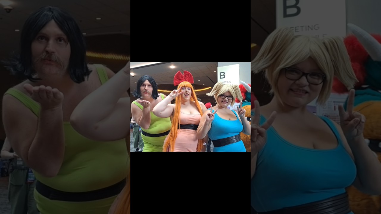 🌹 👀  MUST SEE POWERPUFF GIRLS COSPLAY @ ROSE CITY COMIC-CON 2025🌹  #bigbymcfly