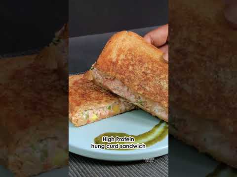 Hung Curd Sandwich #HighProtein | Eateries Crush