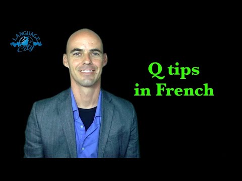 French lesson: How to say "Q tips"