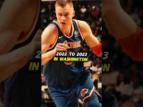 kristaps porzingis, career history and stats#nba #basketball #sports #information