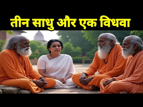 Three sadhus and a widow | Teen Sadhu aur ek vidhva | heart touching story | Nirmal gyan sagar