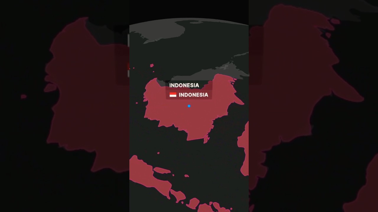 Indonesia Map Zoom Animation | Global Kreators #indonesia #map #animation