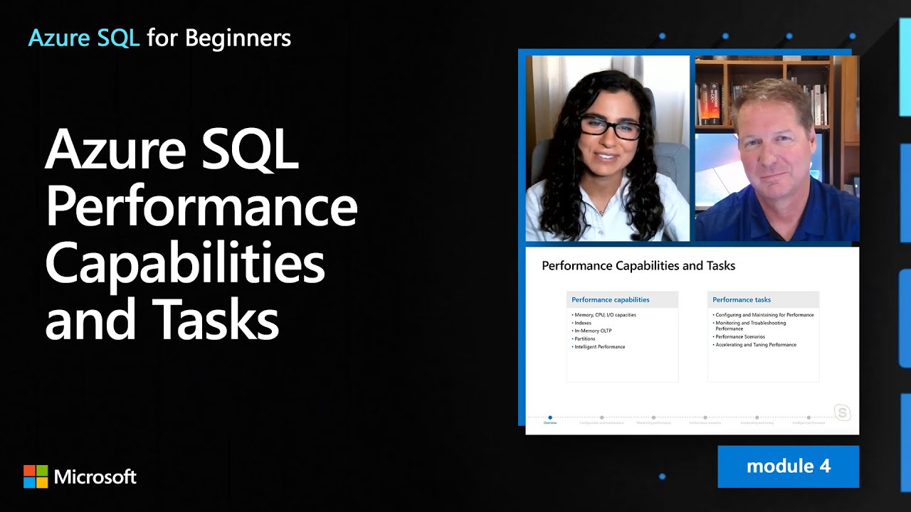 Azure SQL Performance Capabilities and Tasks | Azure SQL for beginners (Ep. 34)
