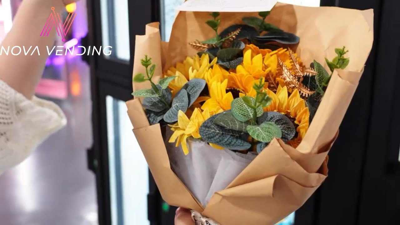 Revolutionary Flower 💐Vending Machine with Cooling & Humidity Control | Nova Vending 2026 💸 💹
