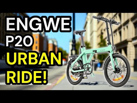 The Perfect Folding E-Bike For Urban Commuters // Engwe P20