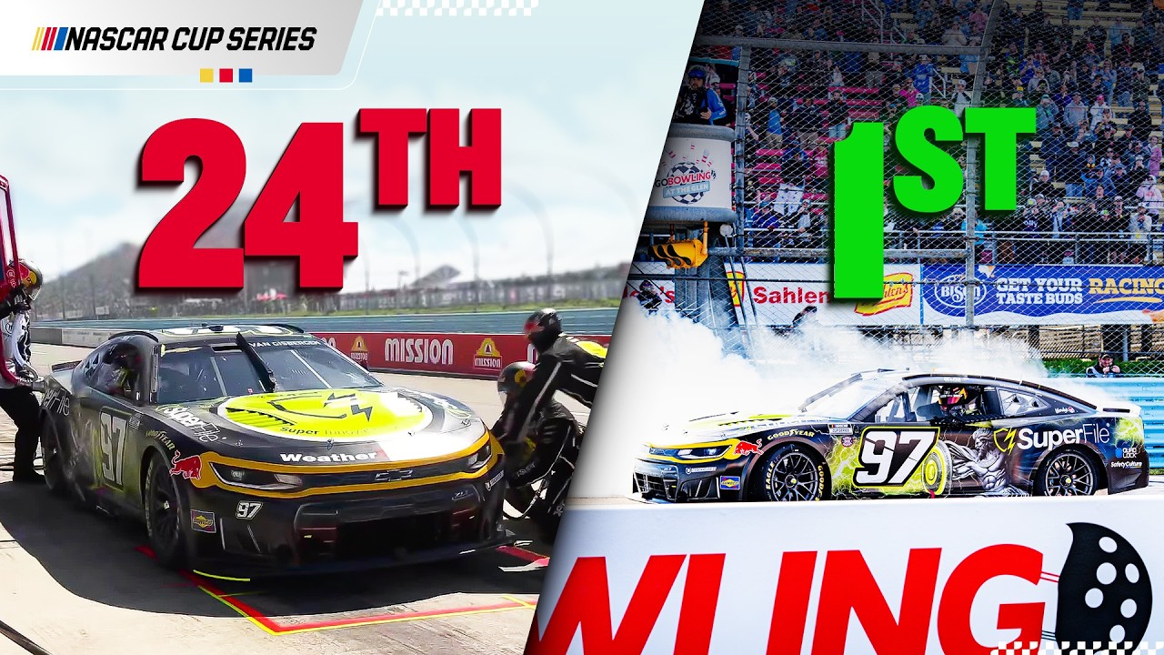 SVG's INCREDIBLE 24th to 1st Charge at Watkins Glen | NASCAR