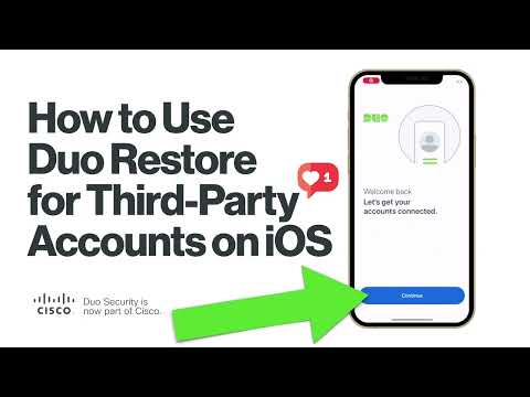 How To Recover Instagram, Facebook & Other Third-Party Accounts | Duo Restore (Duo Mobile iOS)
