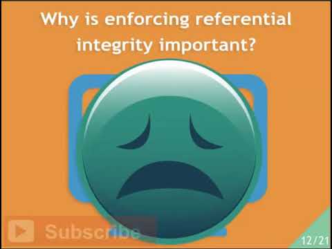What is Referential Integrity? Database.Guide | Information Technology Videos