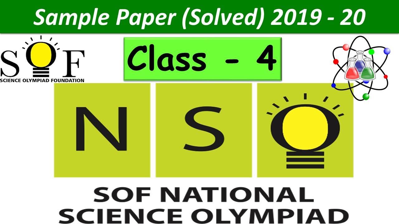 NSO class 4 National Science Olympiad Exam ( Previous year Sample Question paper with Solution)