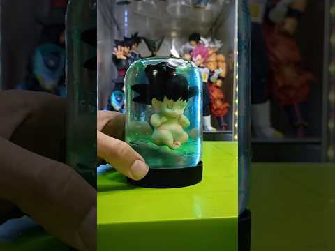 DIY Incubadora🚼 para esta figura de Goku bebé 🍼 con bolitas de Hidrogel🧪