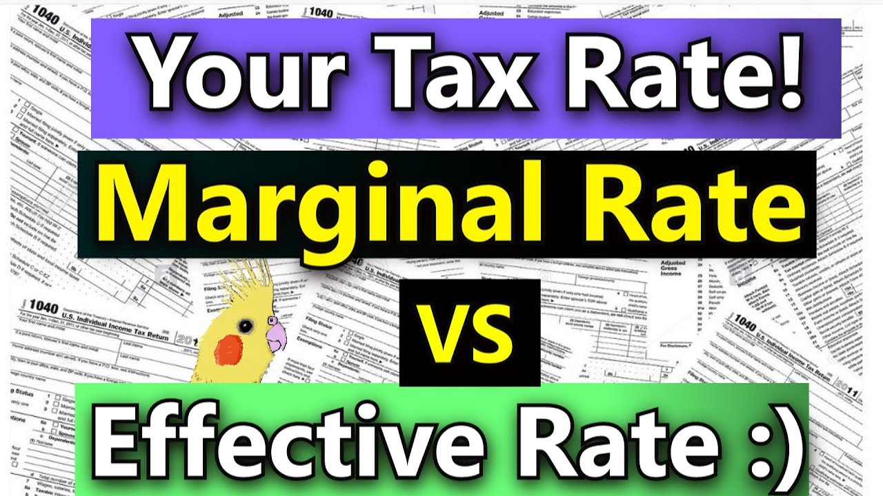 What Is My tax Rate? (Marginal Tax vs Effective Tax Explained) (Federal Income Tax Rates Explained)