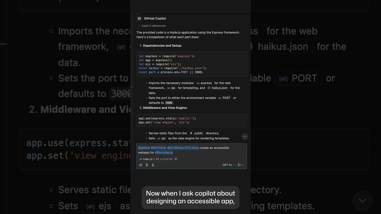 Knowledge Bases in GitHub Copilot