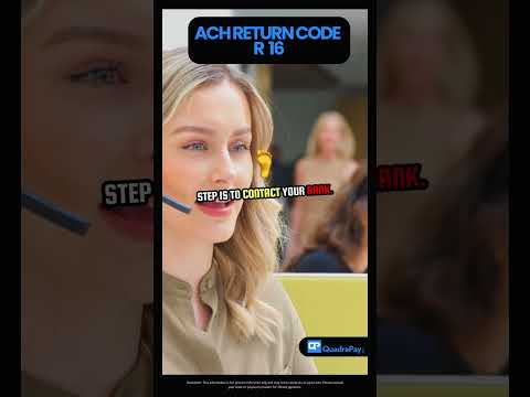 ACH Return Code R 16