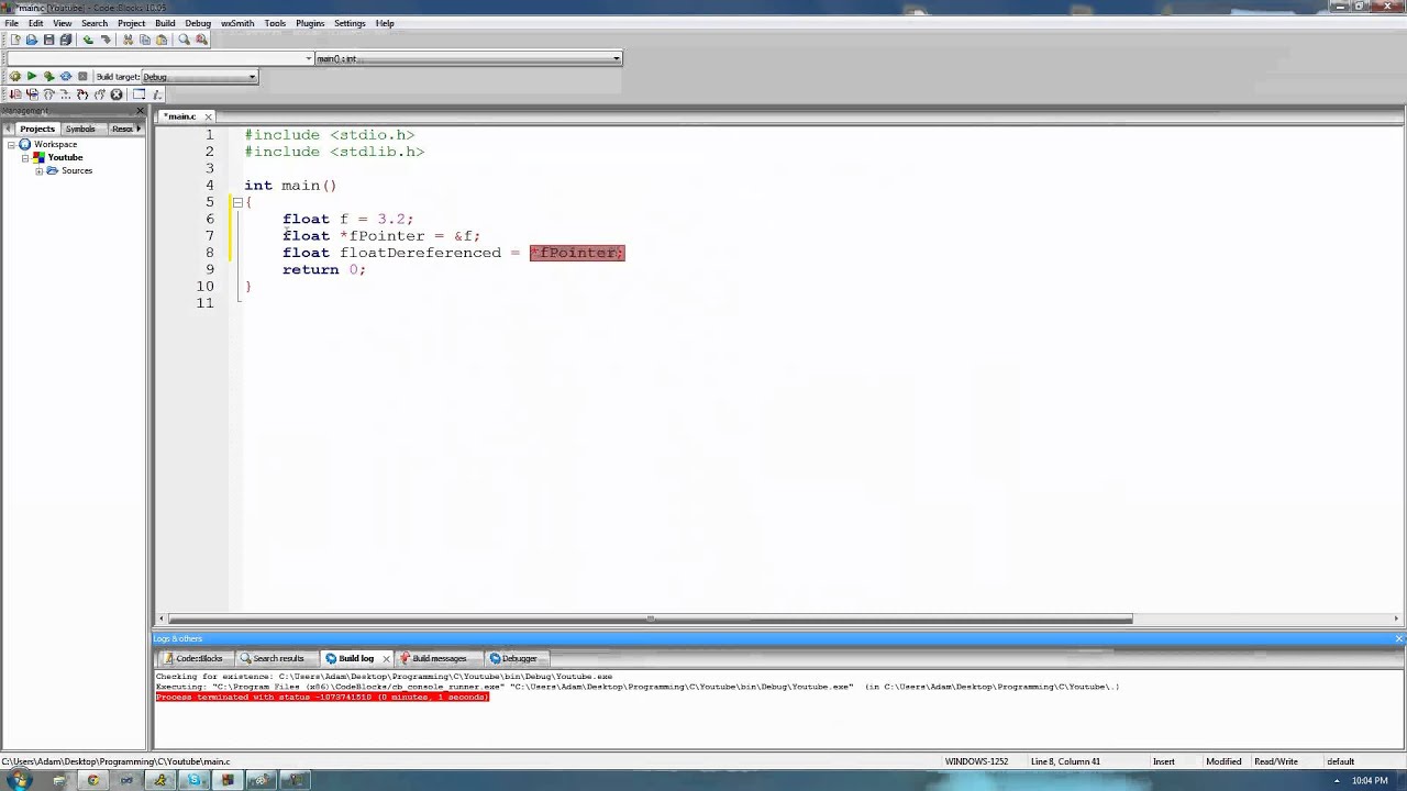 C Programming Tutorial 26, Pointers pt.2