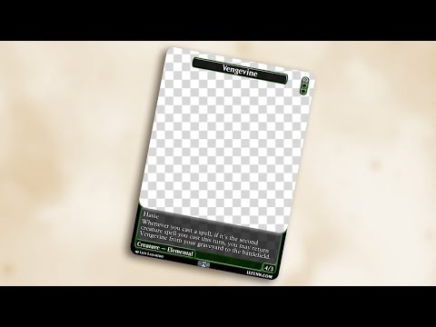 Finishing up the Frame - Trading Card Template Pt 6