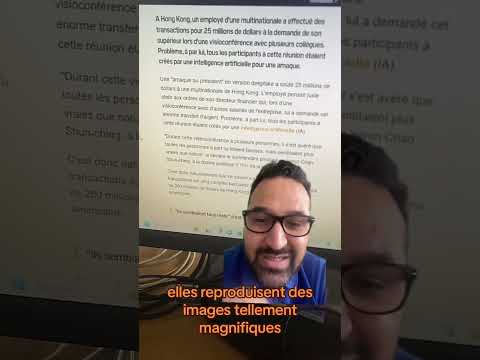 Intelligence artificielle : l’arnaque du mois à Hong Kong, il envoi 25 millions de dollars a des esc