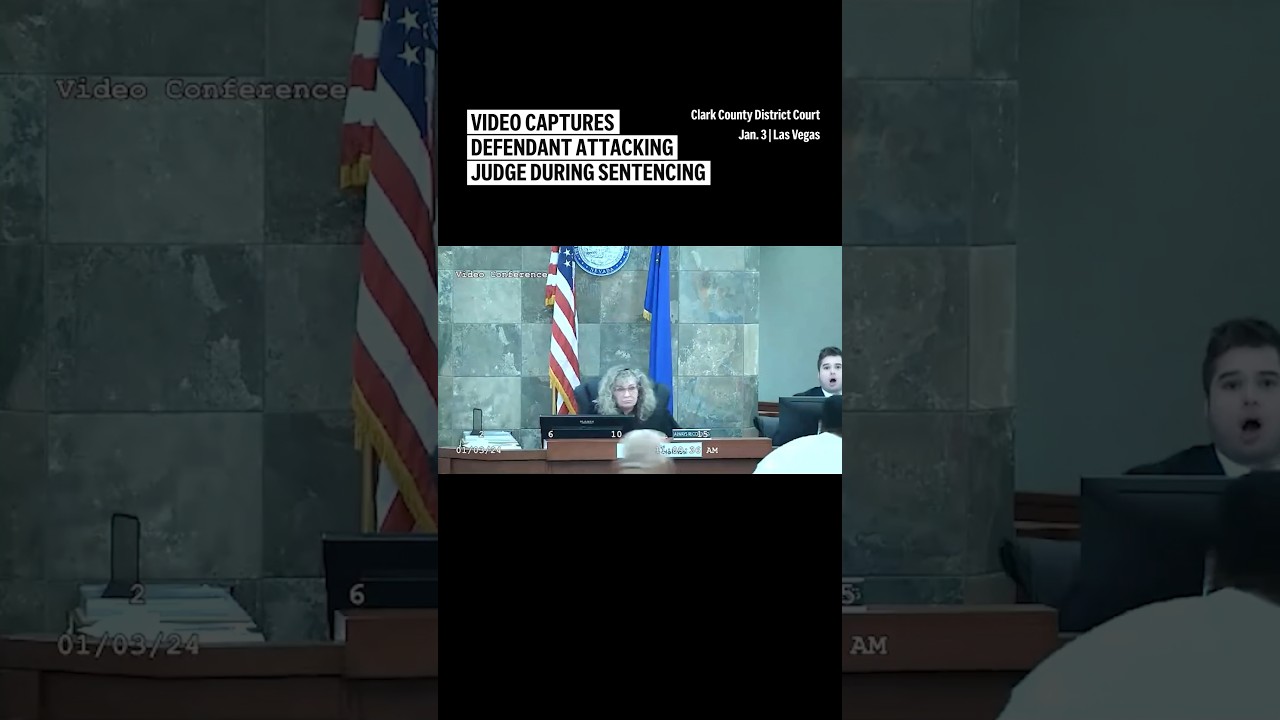 Las Vegas judge attacked in court by defendant during sentencing