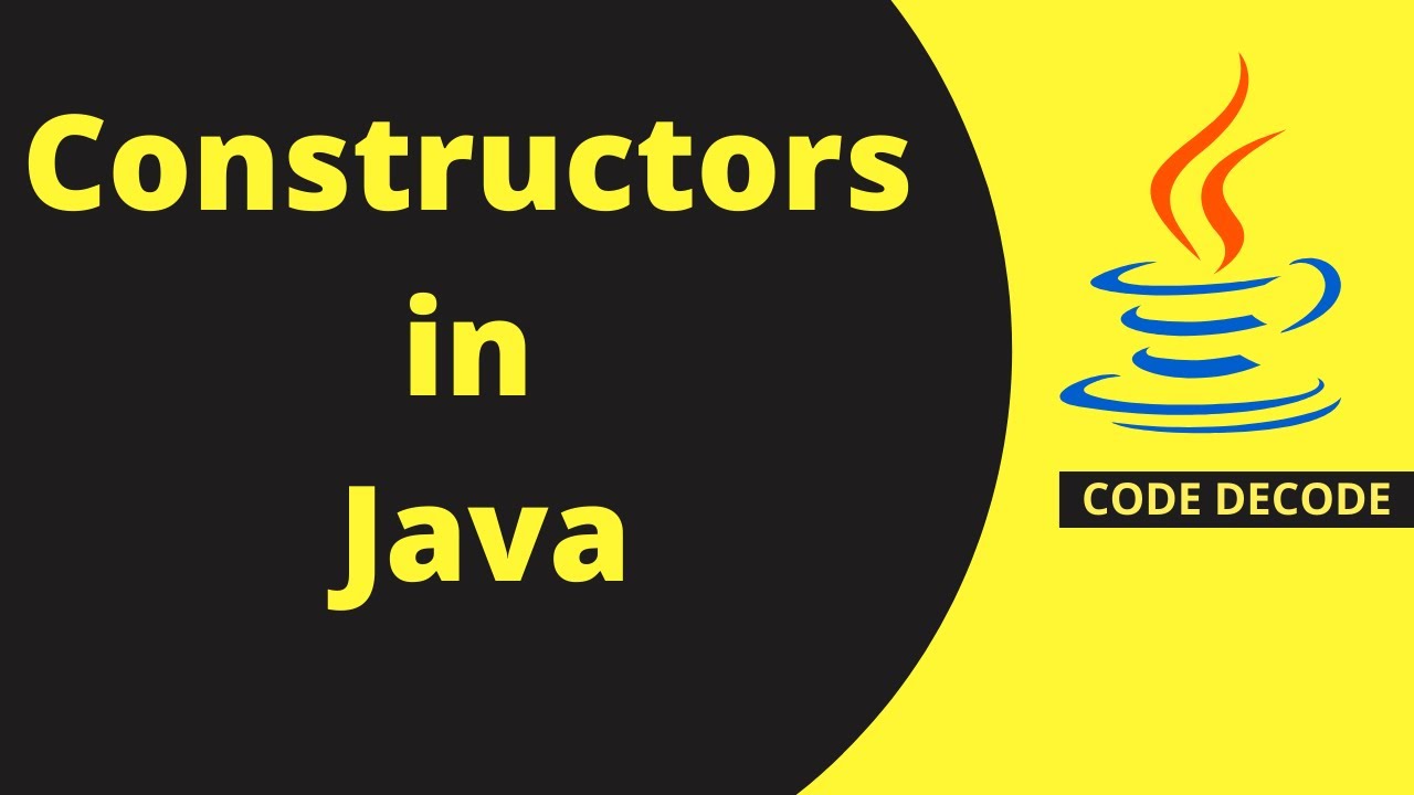 Constructors in Java || Types of Constructors in Java || Java Constructor tutorial | Code Decode