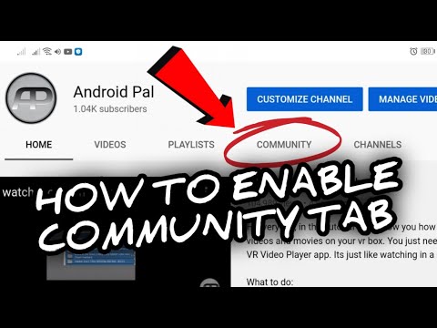 How To Enable Community Tab On Youtube Channel 2021