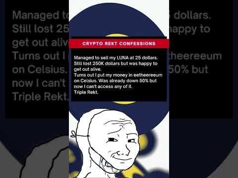 Anon sells #LUNA, gets rekt in #Celsius 🫡 #terraluna #terra #bitcoin #crypto #redditstories #reddit