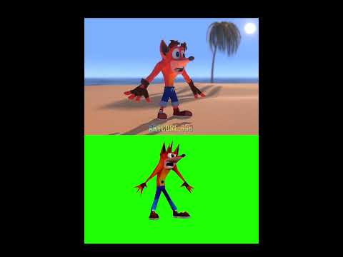 Crash Bandicoot Woah meme (Remastered) #shorts #animation #meme