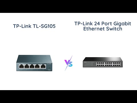 TP-Link Network Switches: TL-SG105 vs TL-SG1024S