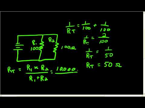 Solving for Resistance with 2 resistors in parallel