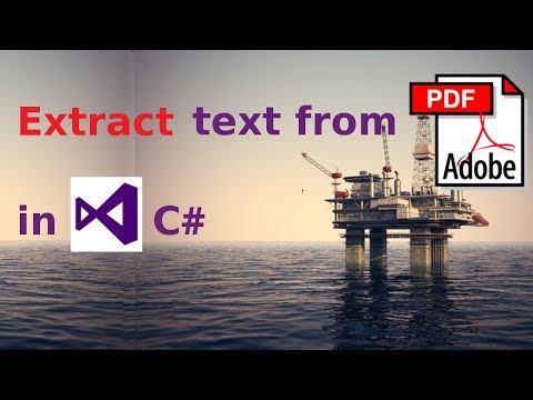 How to extract text from PDF file in C#