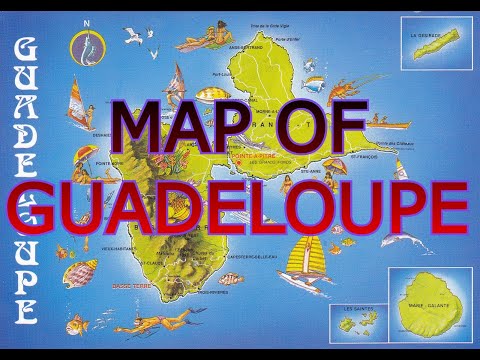 MAP OF GUADELOUPE