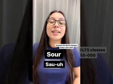 Pronunciation of sour #sour #oldenglish #english #canada #learnenglish #newenglishwords #pr #online