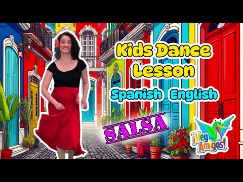 Spanish & English Kids Dance Lesson: Salsa Music | Hey-Amigos.com