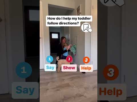 Help your toddler follow directions