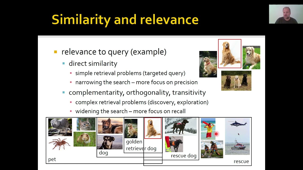 Similarity vs. Relevance: From Simple Searches to Complex Discovery - Tomas Skopal