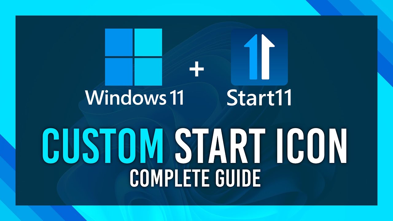 Custom Start Menu Icon in Start 11 | Full Guide | Windows 10/11 2024