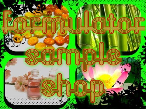 Formulator Sample Shop Extracts Haul