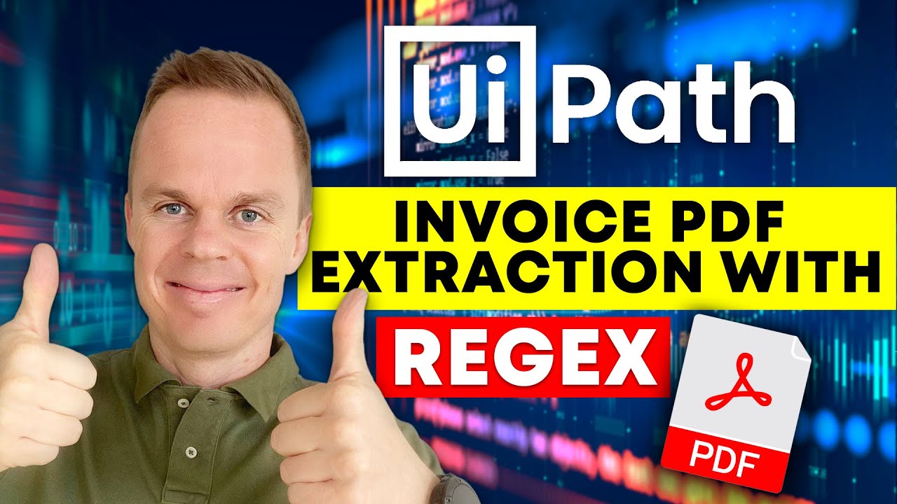 How to extract data from PDF's with RegEx in UiPath - Full Tutorial