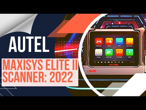 Autel MaxiSys Elite II Scanner: 2022 Intelligent Diagnosis Scan Tool @Productsjunction