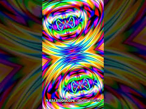 Short Abstract Video, Kaleidoscope Short Video with Relaxing Meditation Music, Aesthetic Visual Zen