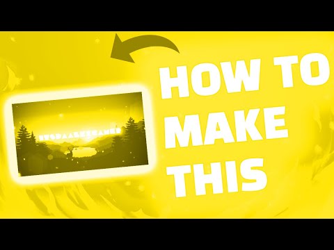 MAKE awesome YouTube BANNERS for FREE with WWW.PHOTOPEA.COM