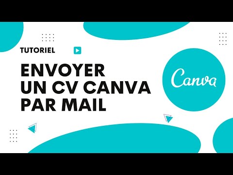 Comment envoyer un cv Canva par mail