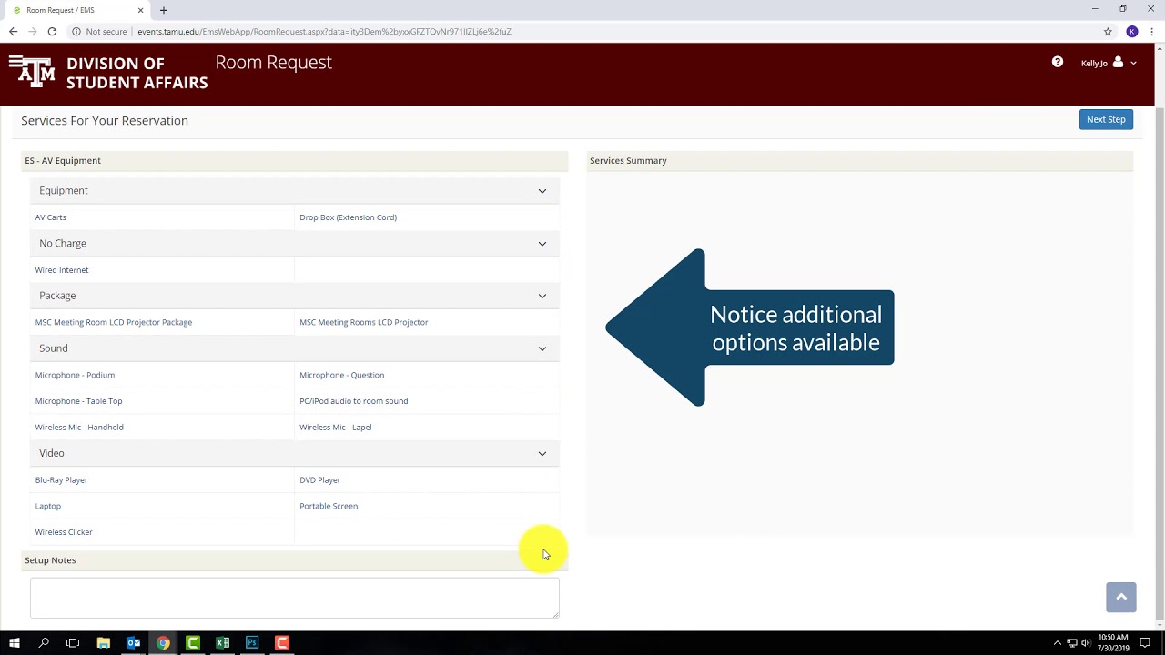 Everyday User Special Event Template
