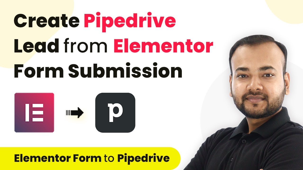 How to Create Pipedrive Lead from Elementor Form Submission | Elementor Form Pipedrive