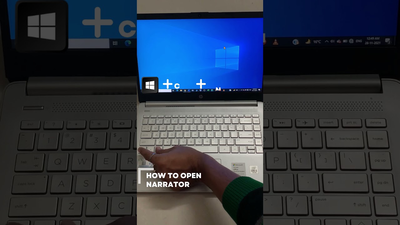 How to open narrator on windows 10?