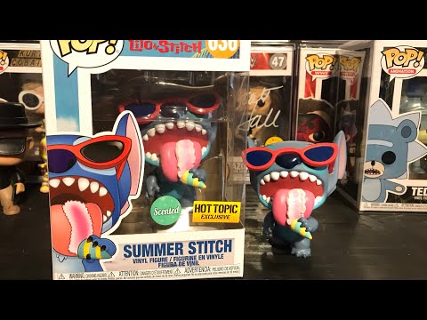 Summer Stitch Disney Funko Pop Scented Hot Topic Exclusive Unboxing Review