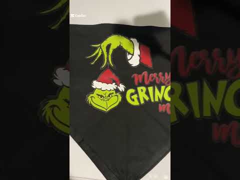 Transform Your Cute Dogs into Grinches! 🐶❄️ Christmas Heat Press Apparel DIY #christmas dogs #funny