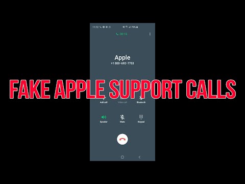 Fake Apple Support Calls - DO NOT ANSWER!